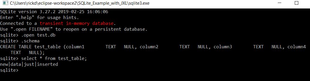 Learn SQL by Embedding SQLite in Eclipse